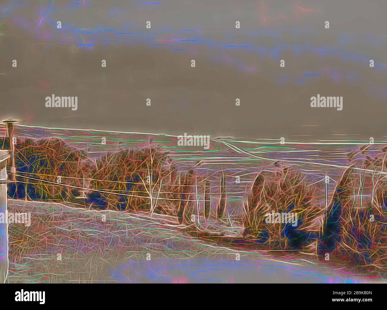 Carmel range from Megiddo. 1934, Israel, Tel Megiddo Stock Photo - Alamy