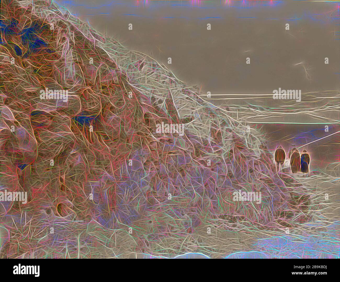 Tel Deweir (Lachish). E. side of Iron Age revetment, built in three ...