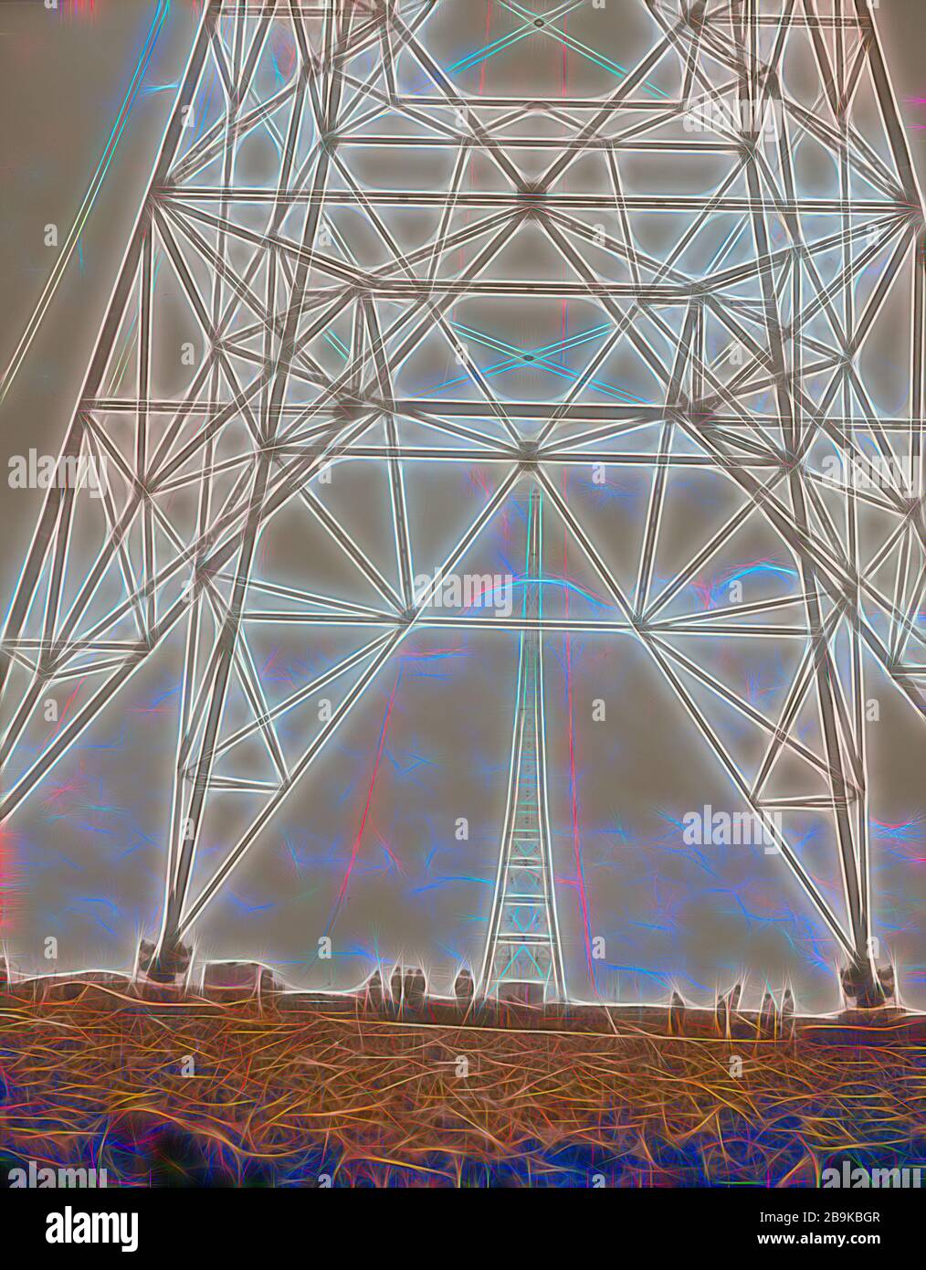 international broadcasting station, Ramallah Various of tower Close up ...