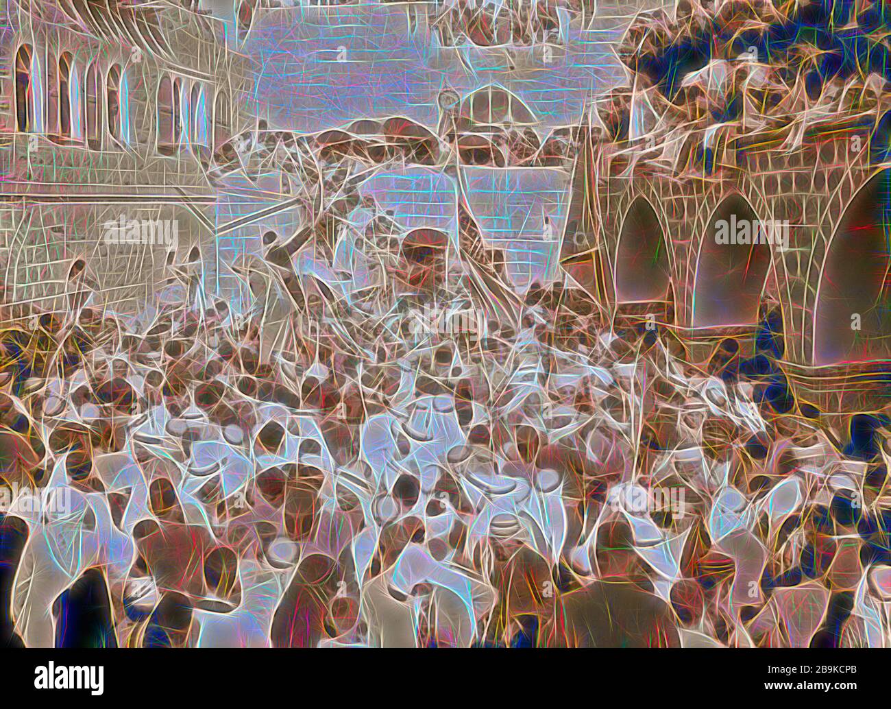 Nebi Musa, Jerusalem, procession at the shrine of Nebi Musa. 1937, West ...