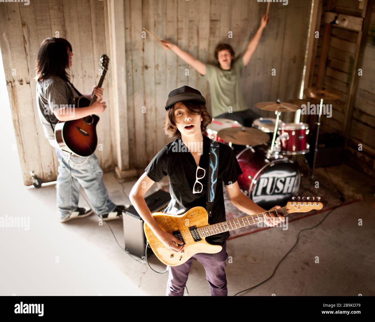 Teenage Band Garage High Resolution Stock Photography and Images - Alamy