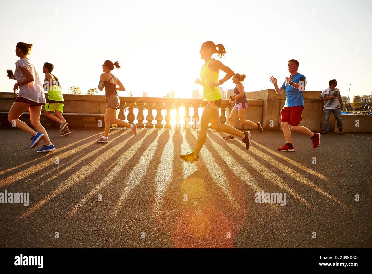 Group runs hi-res stock photography and images - Alamy