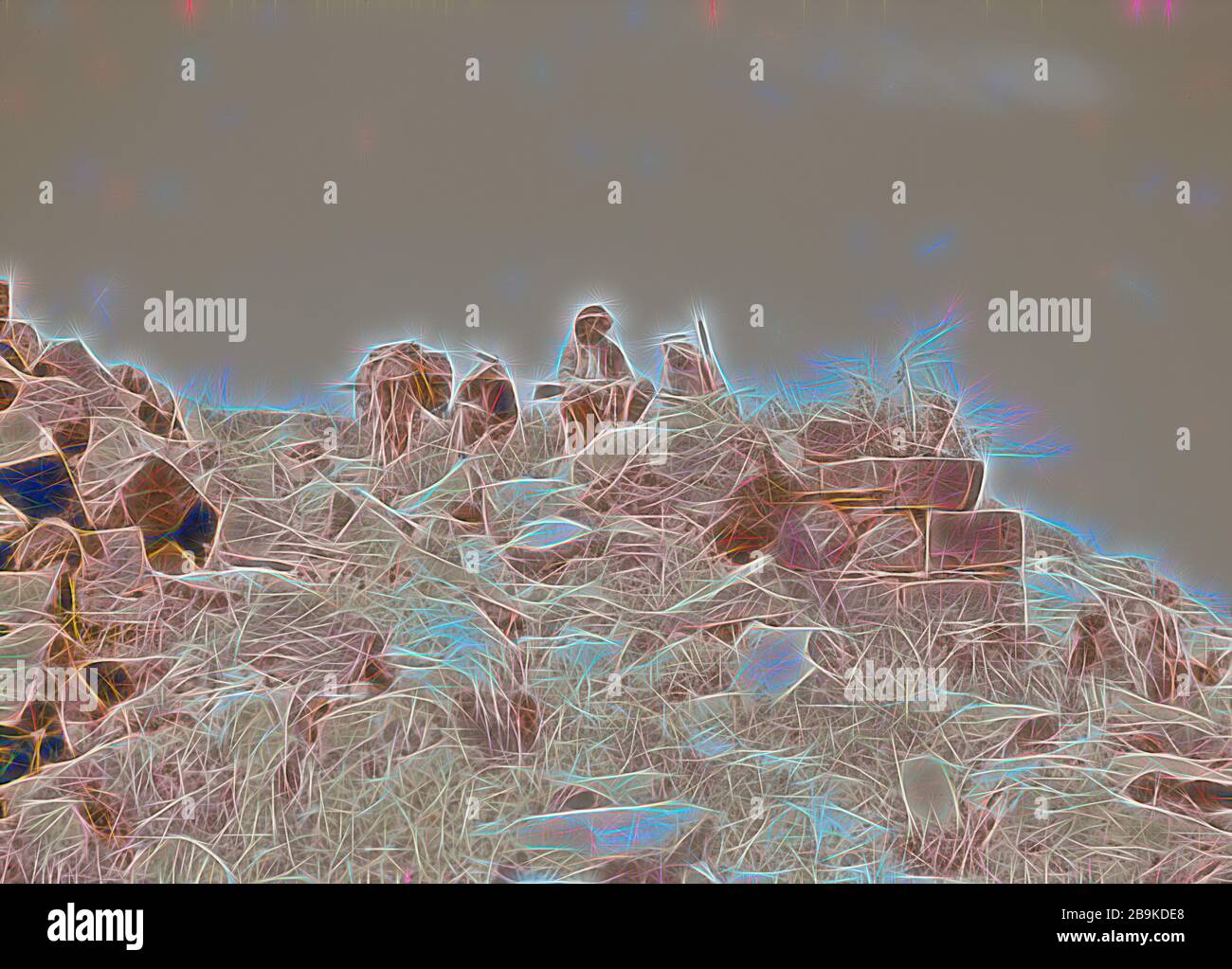 Gamala (Kal'at el-Huson east of the Sea of Galilee). Gamala from S.E ...
