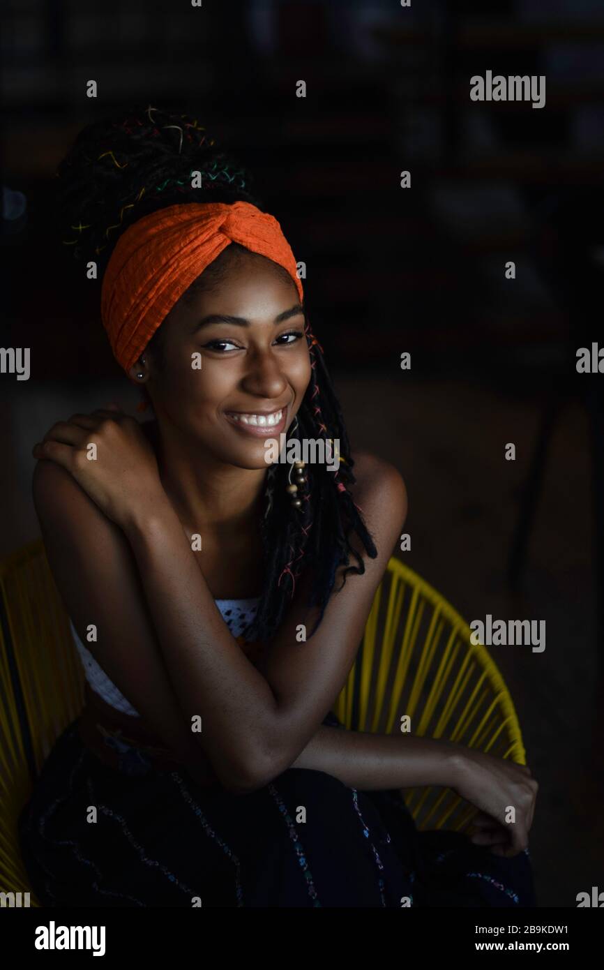 Latina with dreadlocks hi-res stock photography and images - Alamy
