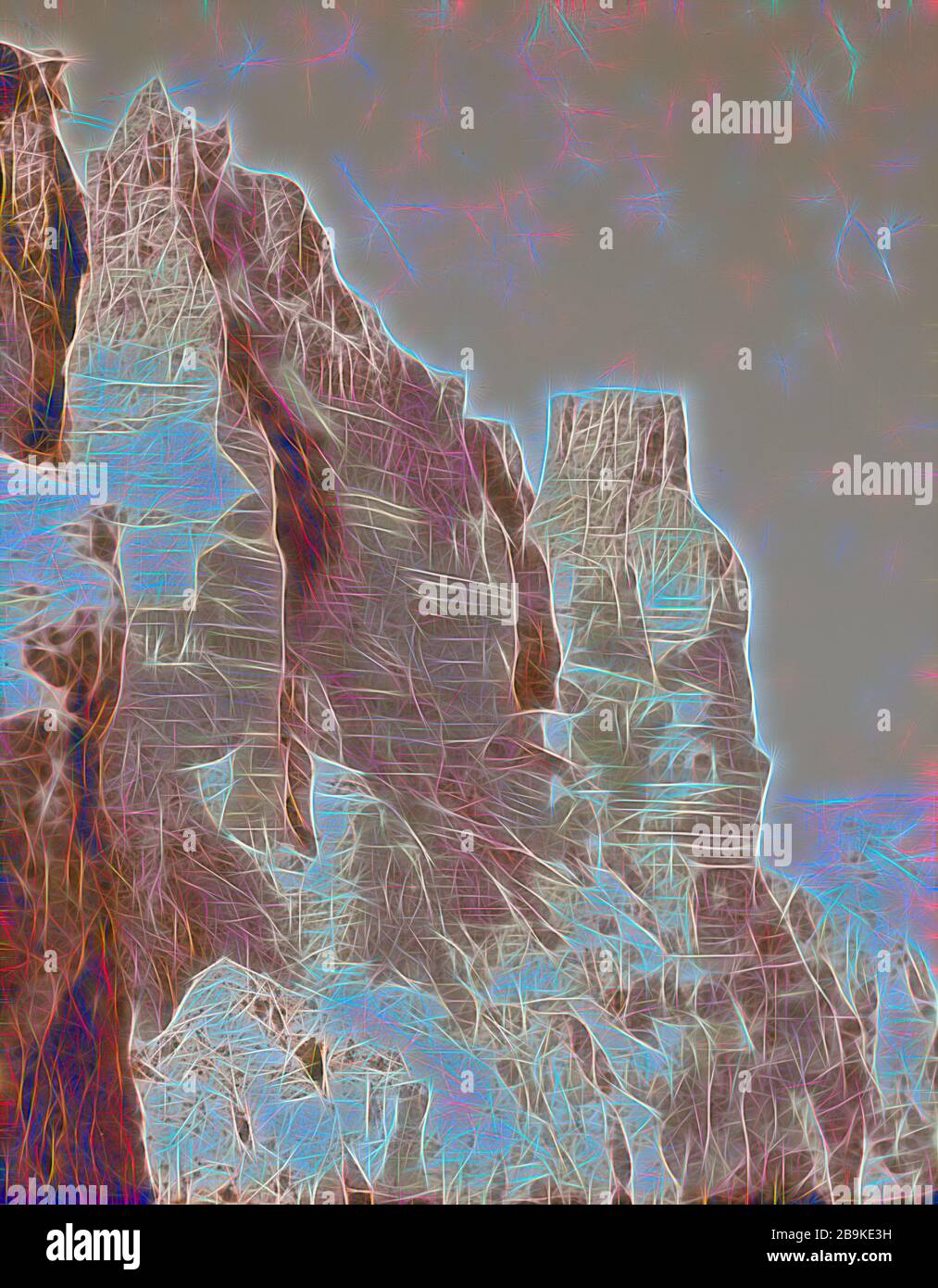 Jericho & Jordan area. Near Jisr Sheikh Hussein. High cliffs of the ...