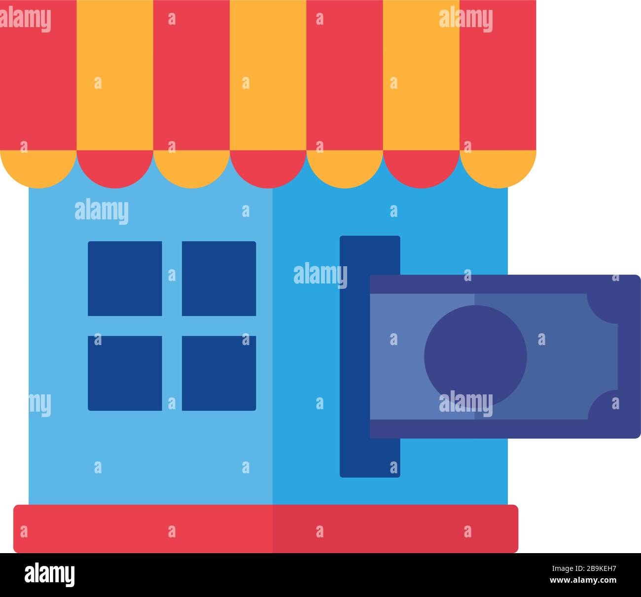 Tent bank Stock Vector Images - Alamy