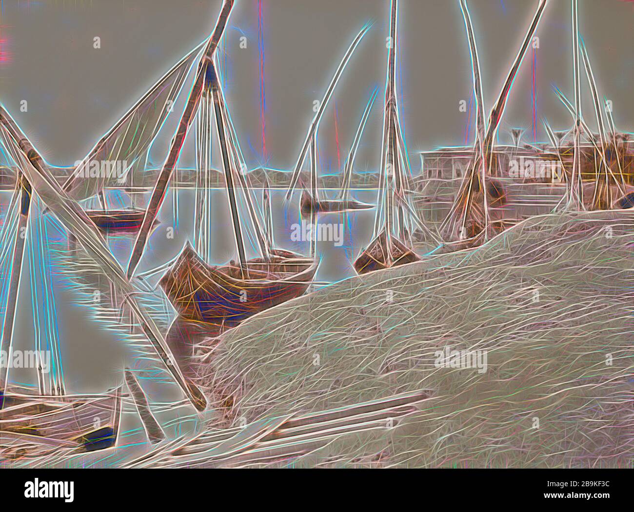 Egypt. River scenes. The Nile. Scenes along the Cairo banks. 1934 ...