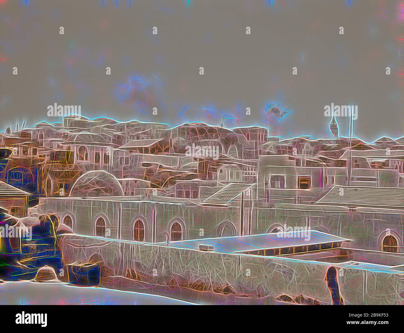 Palestine disturbances during summer 1936. Jaffa. Dynamiting slum ...
