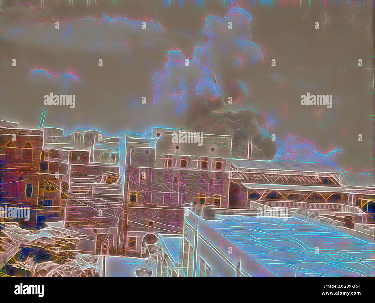 Palestine disturbances during summer 1936. Jaffa. Dynamiting slum ...