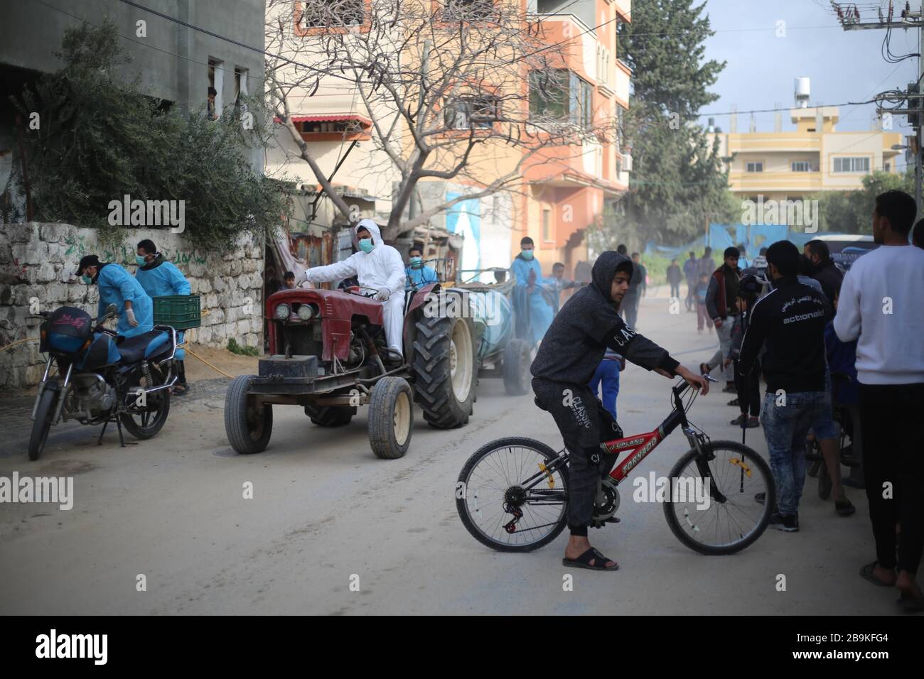 Nuseirat Refugee Camp, The Gaza Strip, Palestine. 24th Mar, 2020 ...