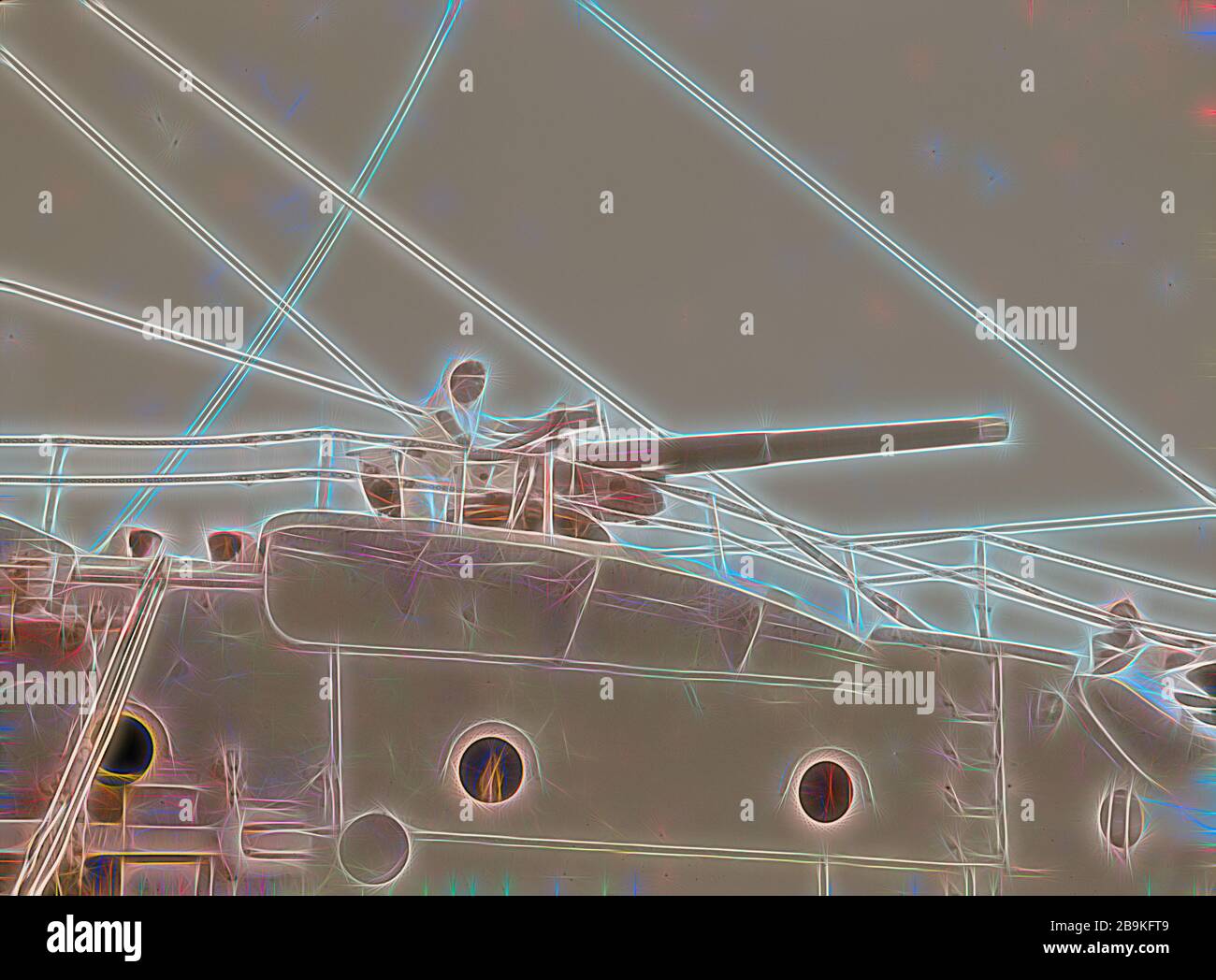 Palestine disturbances 1936. Naval gun mounted on troopship [Haifa ...