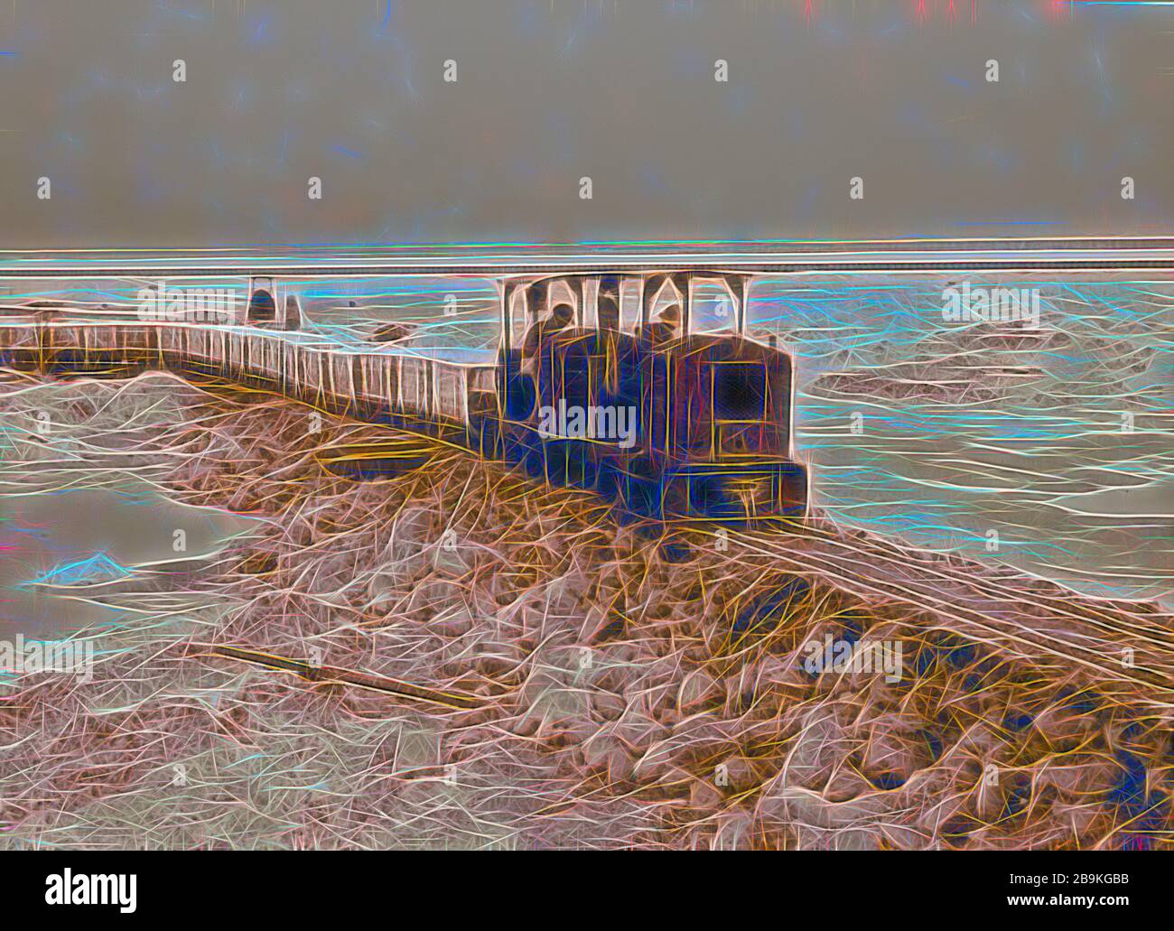 Dead Sea Album, prepared for the Palestine Potash Ltd. A train of ...