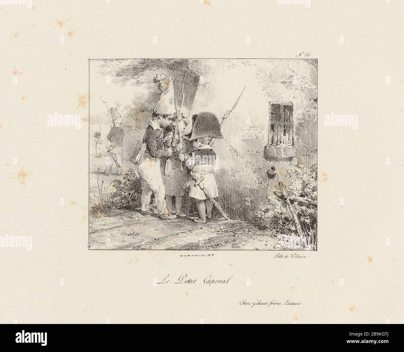 The Little Corporal. / 16 (registered as) | album Lithographic by ...