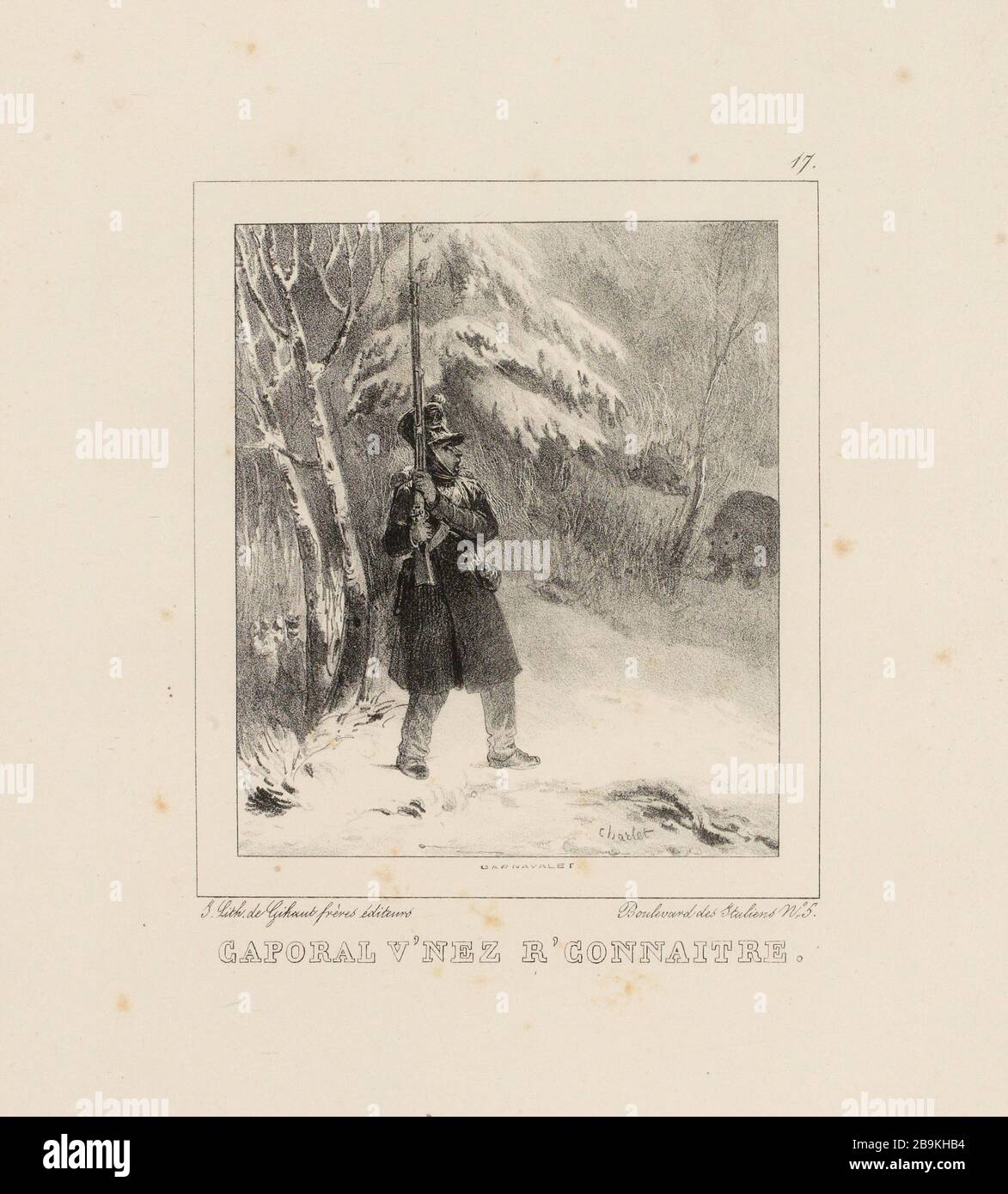 Corporal v'nez r'connaître. / 17 (as listed) | Lithographic albums by ...