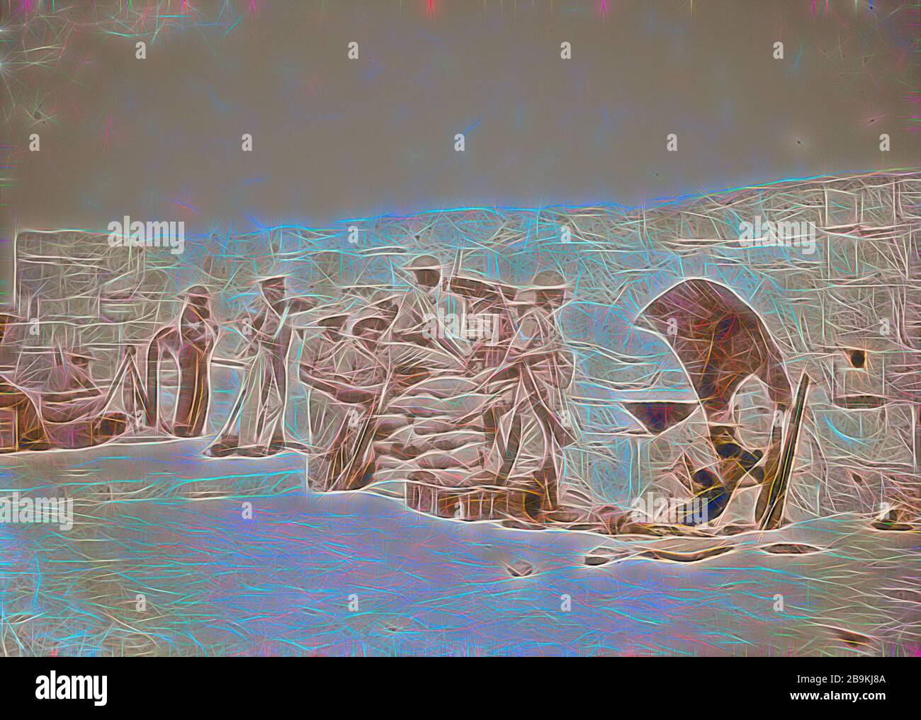 War-like scene on roof of Tower of David, mounted machine guns - tele ...