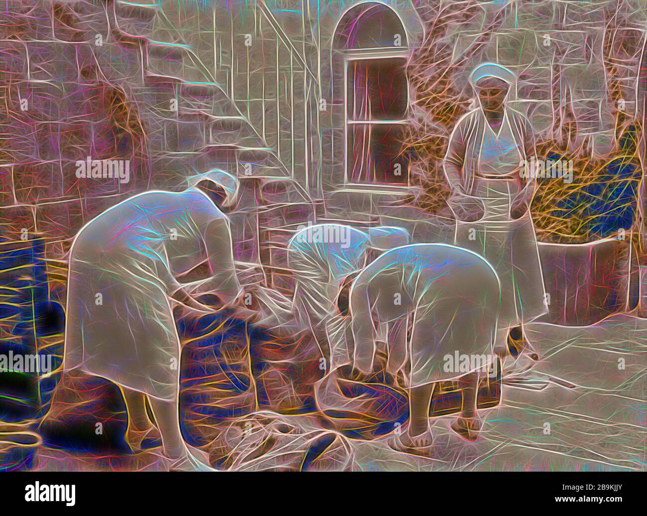 The raising of the siege of Jerusalem Court-yard of the Anna Spafford ...