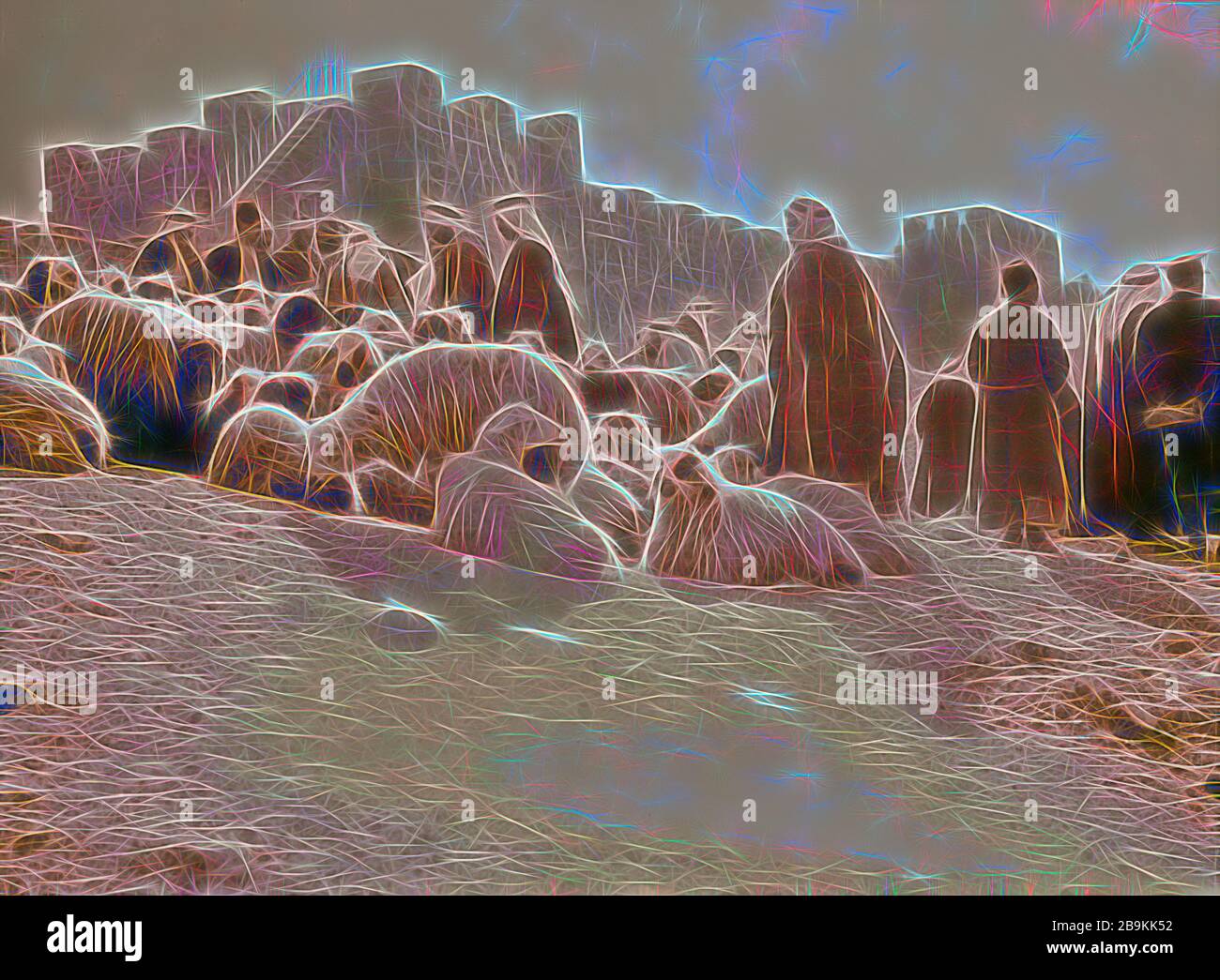 Sheep market at Herod's Gate. 1934, Jerusalem, Israel Stock Photo - Alamy