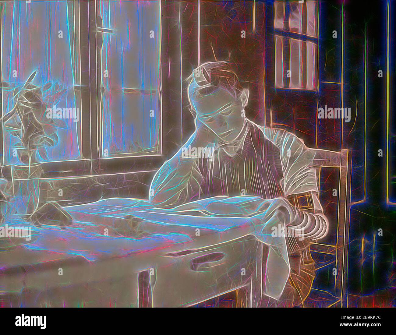 Askenazim, Ashkenazi Jewish youth studying his Torah with phylacteries ...