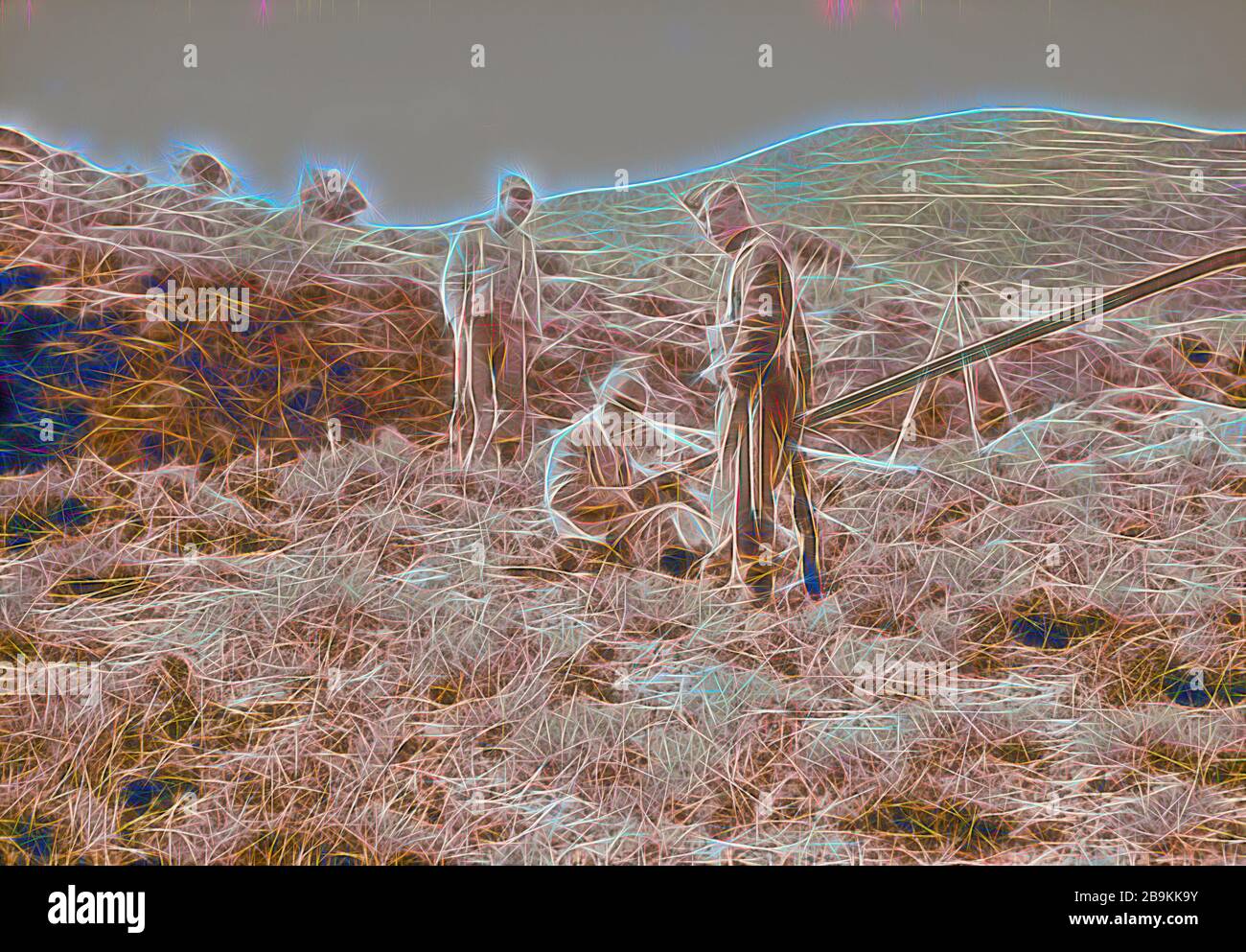 G. Eric Matson fixing Eymo, near the wreck [near Deir esh-Sheikh ...