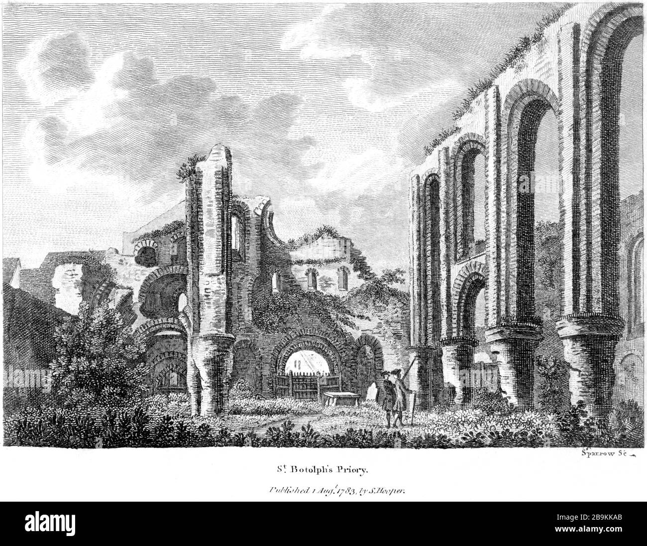 Uk medieval priory Black and White Stock Photos & Images - Alamy