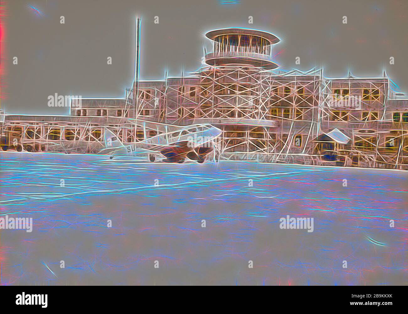 Lydda Air Terminus, building, etc. 1934, Israel, Lod Stock Photo - Alamy