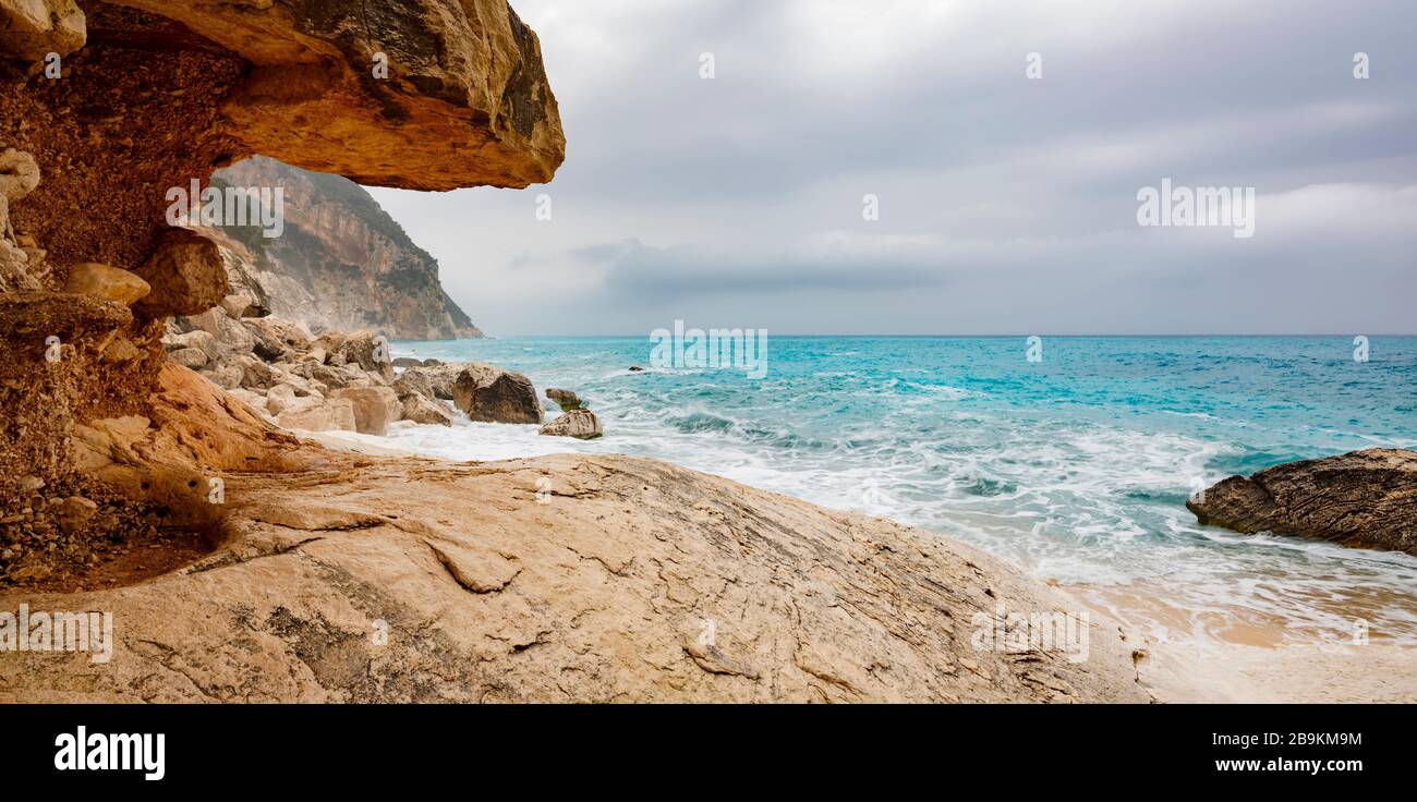 Cala Goloritzé, a pearl of the Mediterranean, on the east coast of ...