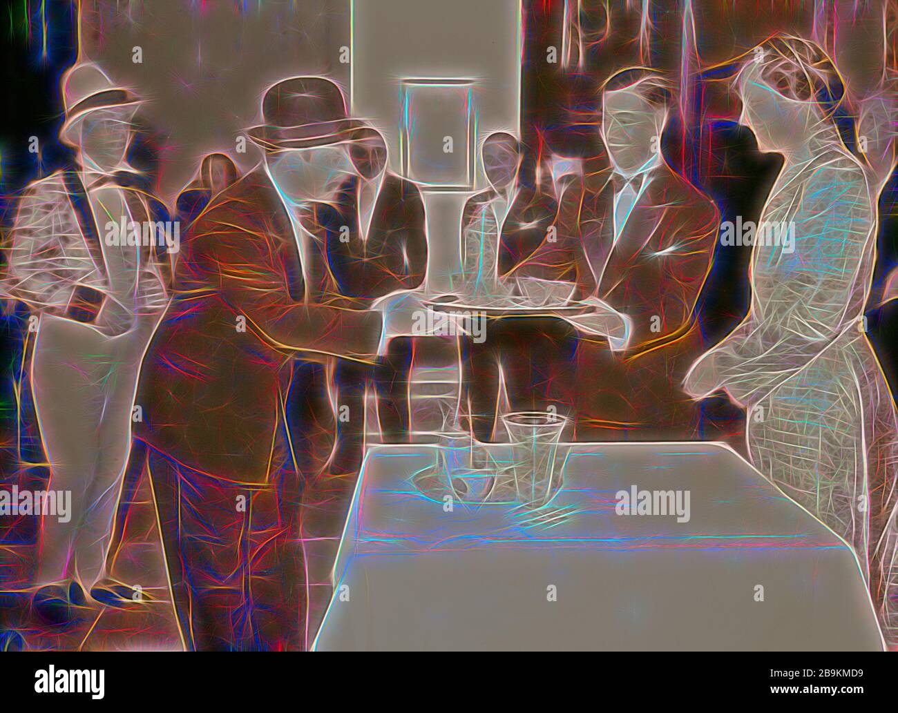 Shrove Tuesday celebration in King David Hotel, Mrs. Haining giving the ...