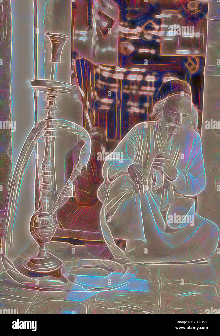 Feast of Tabernacle Avram's booth Avram smoking his nargile in the door ...