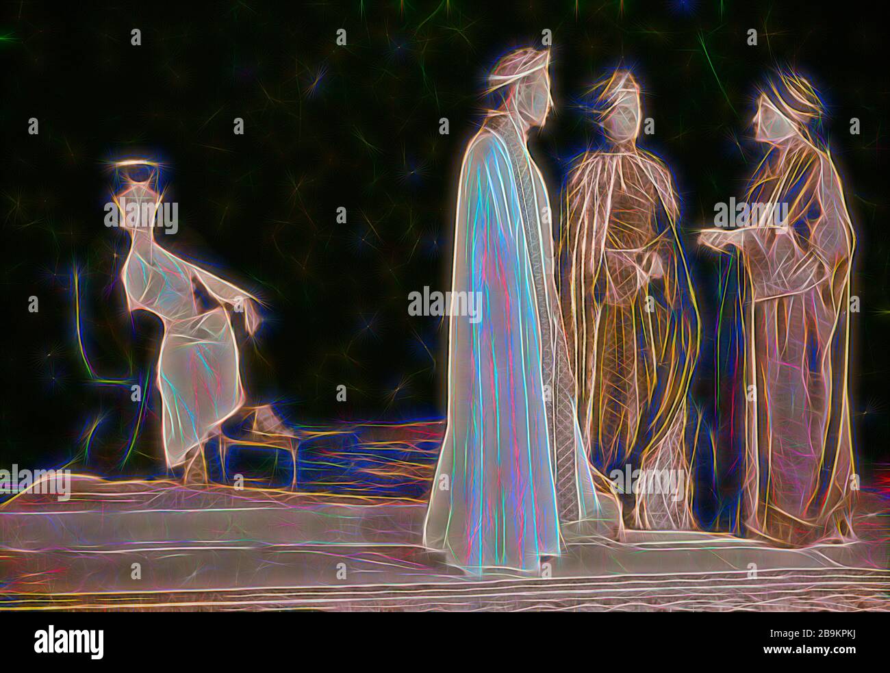 The Christmas Story, Y.M.C.A. tableaux The Magi before Herod II 1934 ...