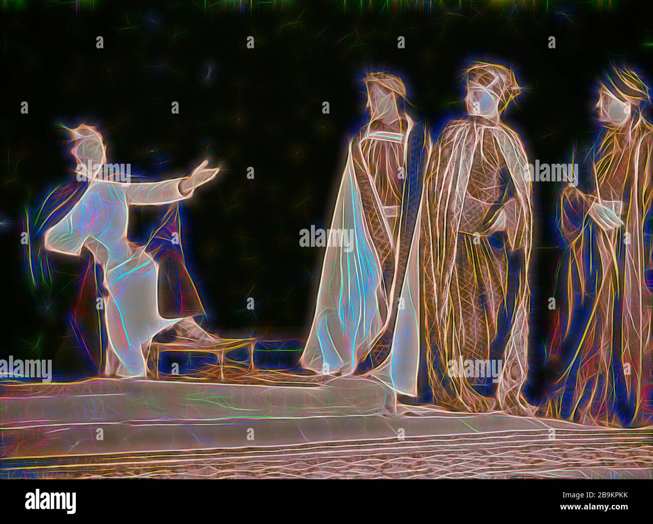 The Christmas Story, Y.M.C.A. tableaux The Magi before Herod II 1934 ...