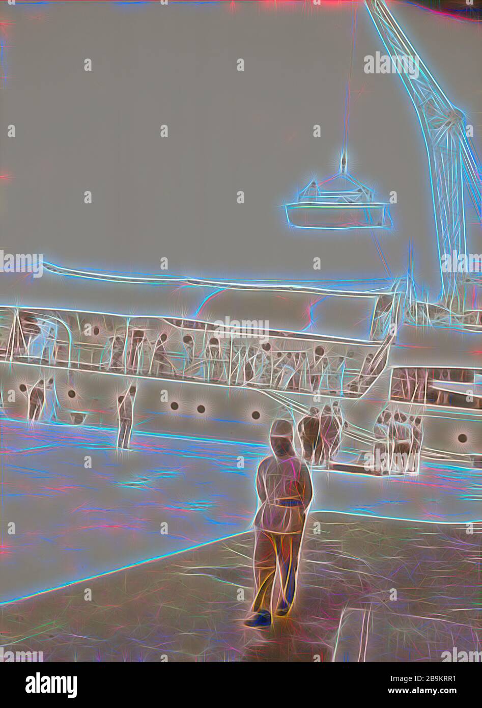 Arrival of the Negus to Haifa. Photo shows the family of Ethiopian ...