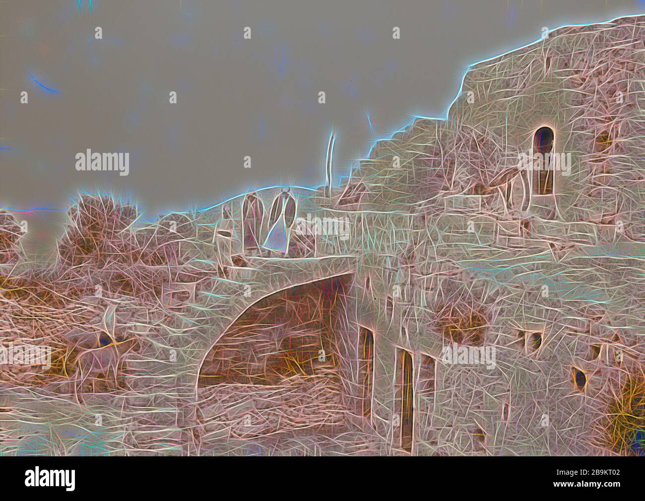 Halhul village at kilometer 30 on Hebron road. Threshing floors of ...