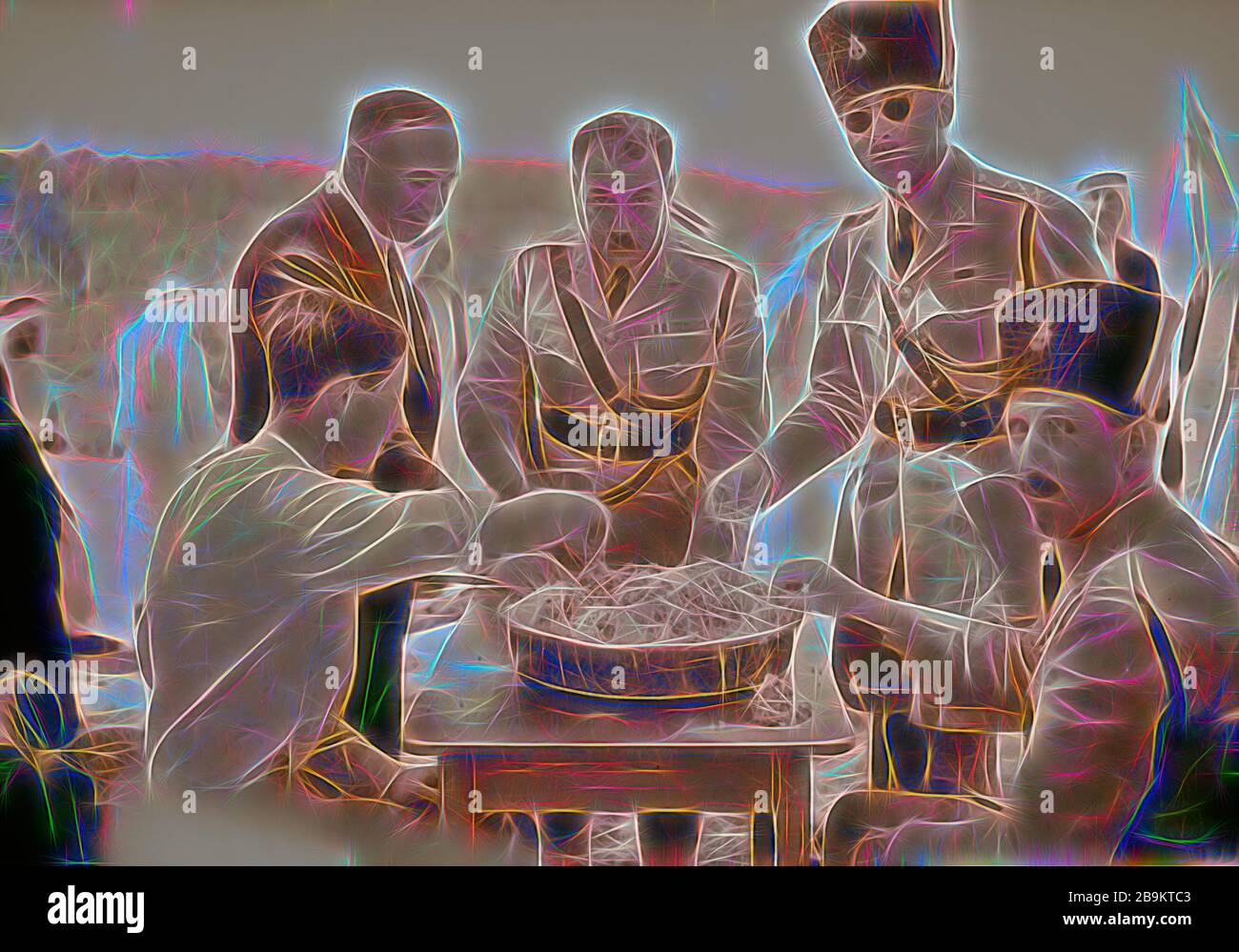 Mr. E. Keith Roach & Mrs. K.R. entertain Sir Harold & Lady MacMichael & 500 falahen at Neby ...