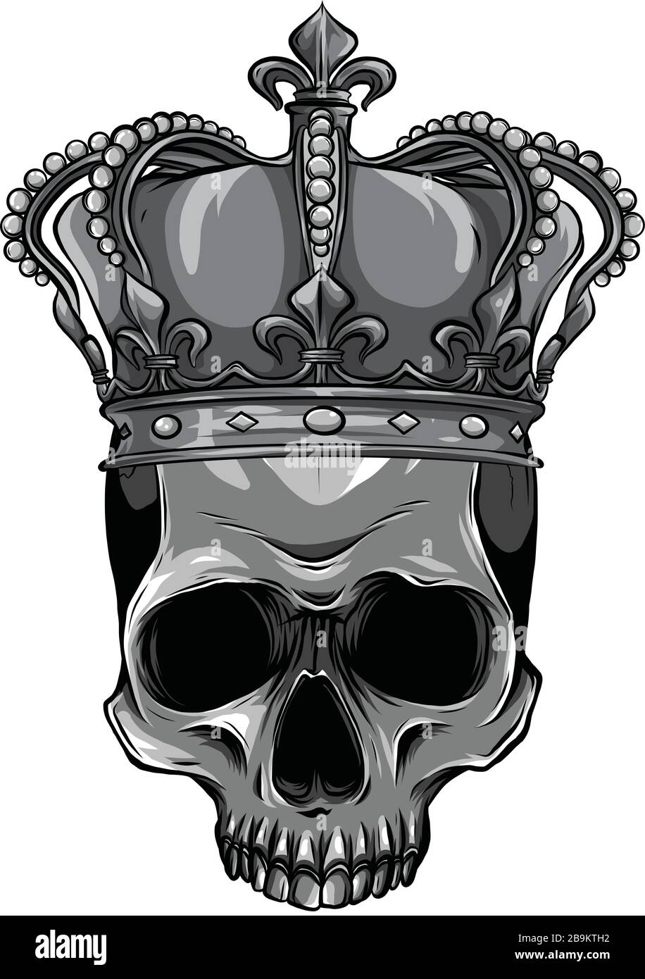 Human skull in floral hi-res stock photography and images - Alamy