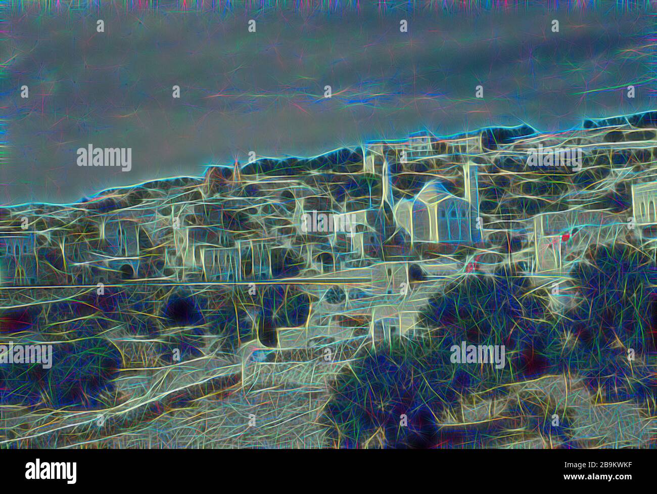 Mount of Olives, Bethphage and Bethany Bethany village, showing Church ...
