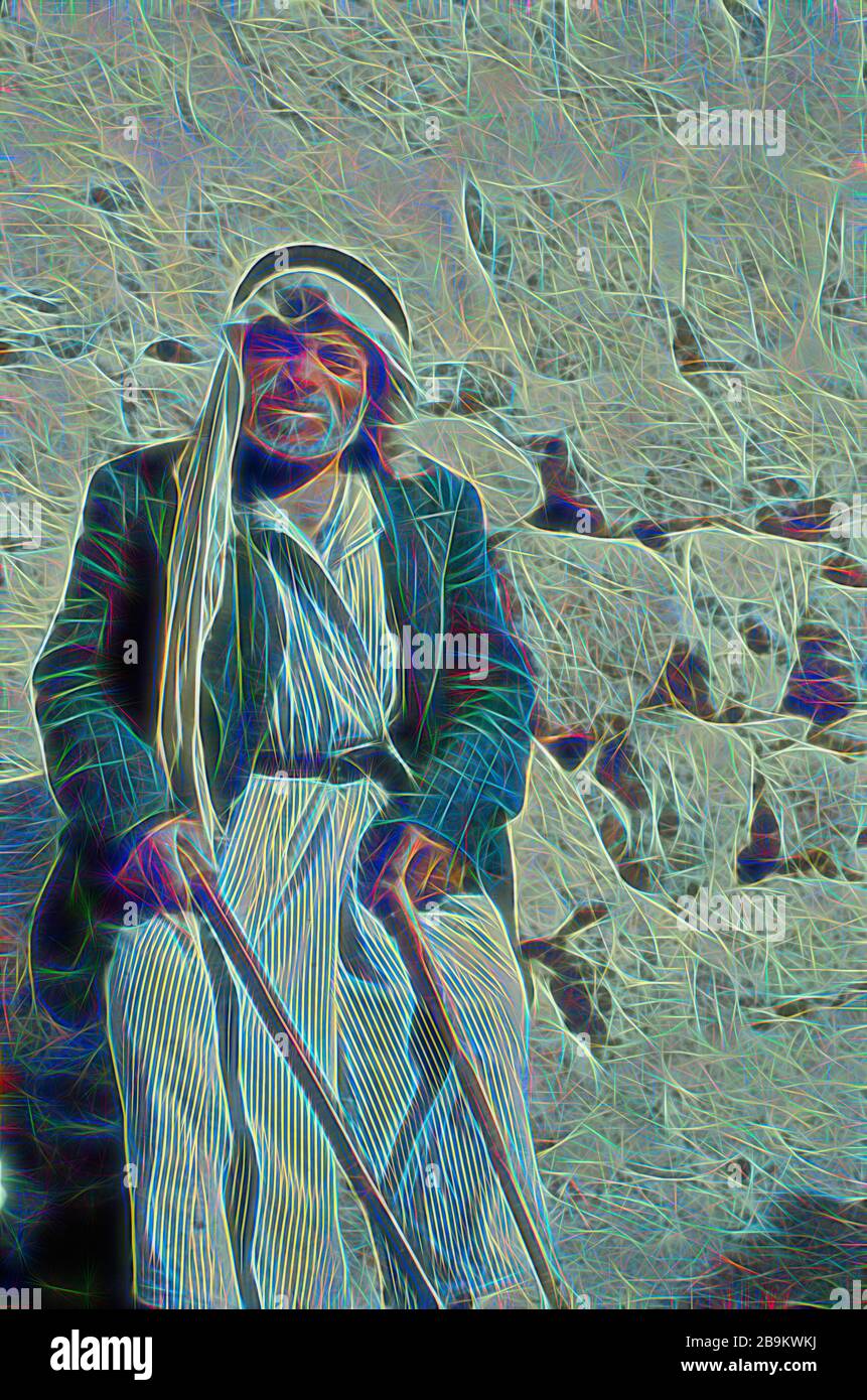 Mount of Olives, Bethphage and Bethany Arab guardian of the Tomb of ...