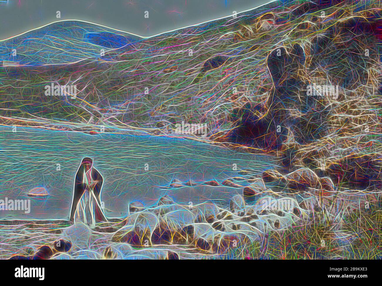 Northward from Jerusalem. Gideon's Spring at the foot of Mt. Gilboa ...