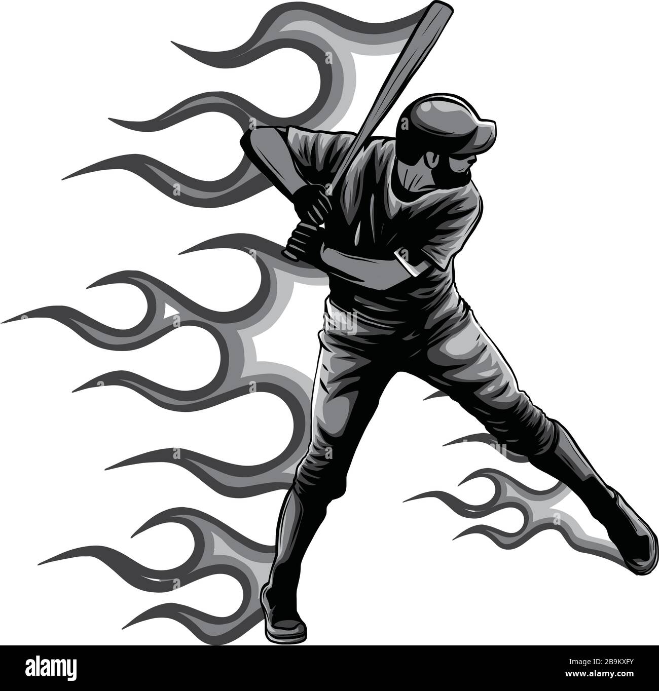 Right Handed Baseball Pitcher Silhouette