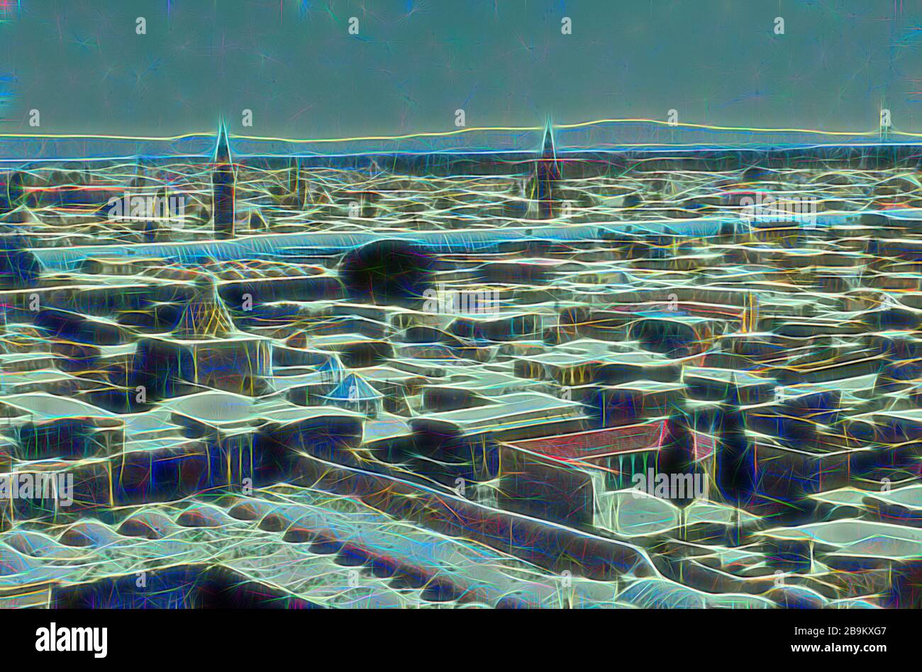 Damascus, Palmyra and Baalbek. Damascus, showing covered part of ...