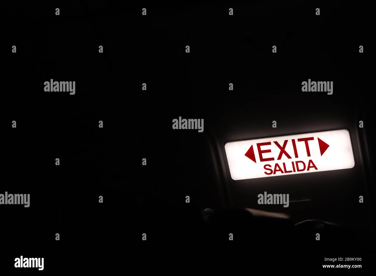 Exit Salida Sign High Resolution Stock Photography and Images - Alamy