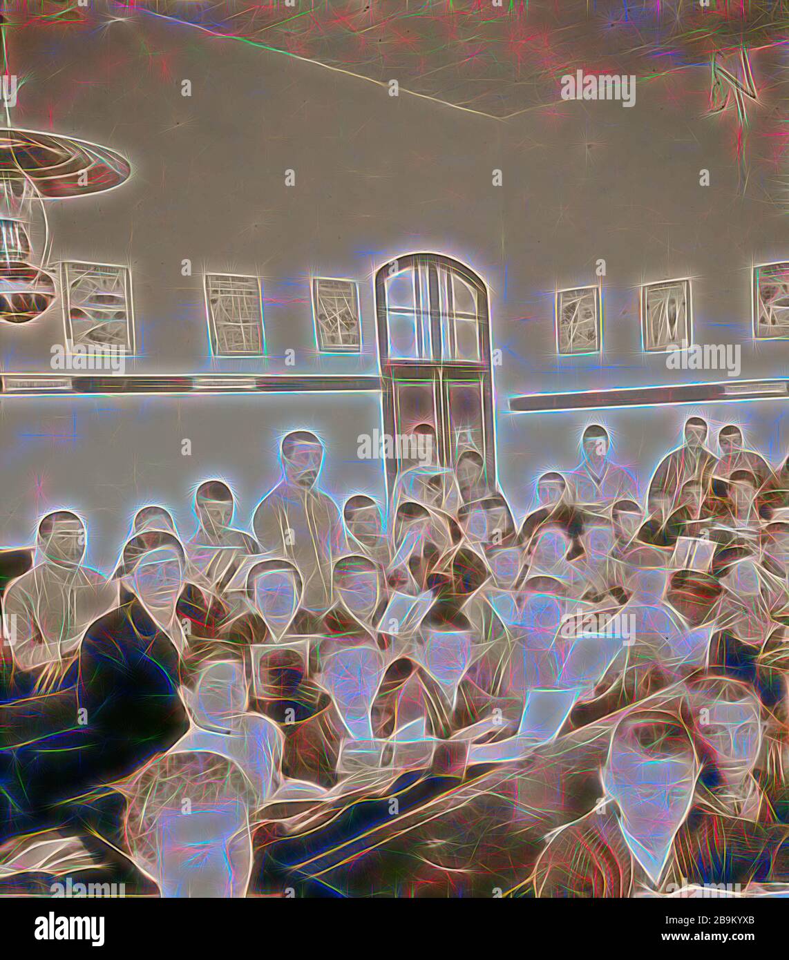 Mikweh. Children in classroom American Colony, Jerusalem. Photograph ...