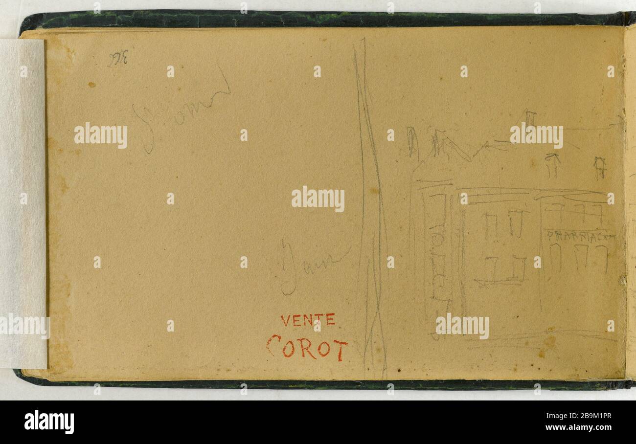 BOOK OF THE DRAWINGS OF DRAWING: CITYSCAPE (PAGE 36) Camille-Jean ...