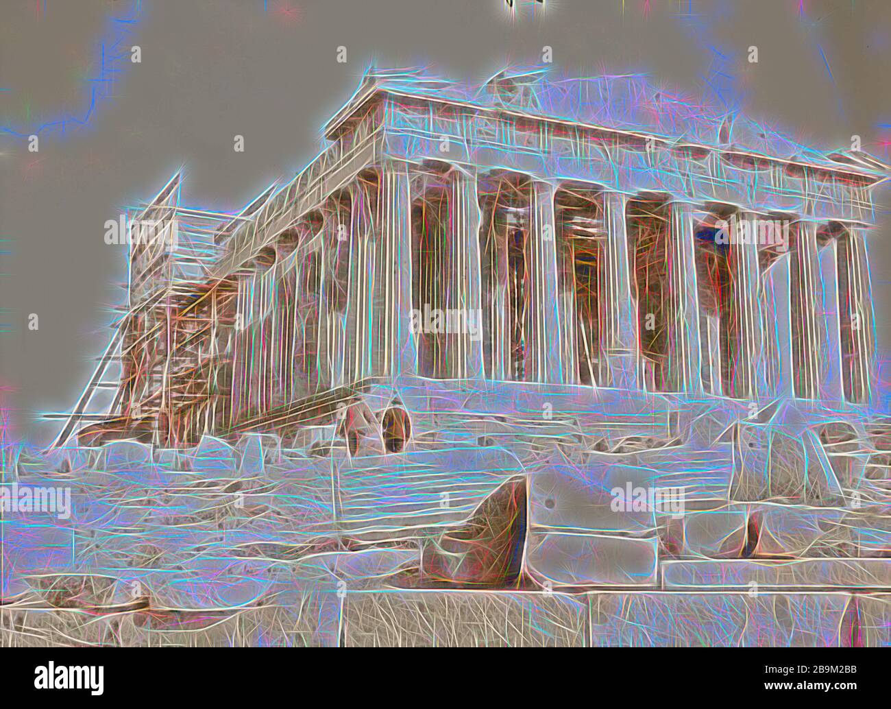 Athens. The Parthenon. 1900, Greece, Athens Stock Photo - Alamy
