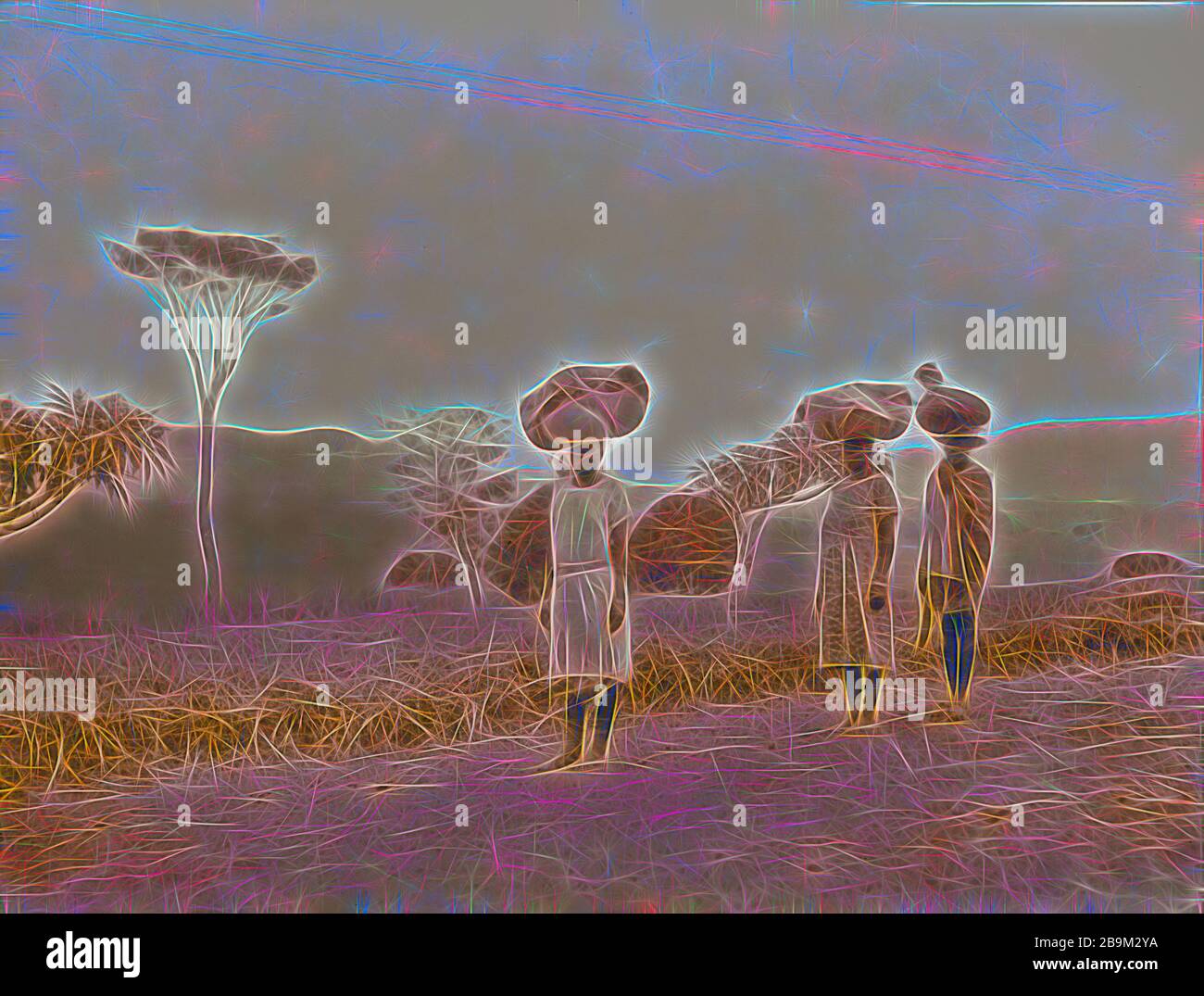 Uganda. From Hoima to Fort Portal. Types along the road side. 1936 ...
