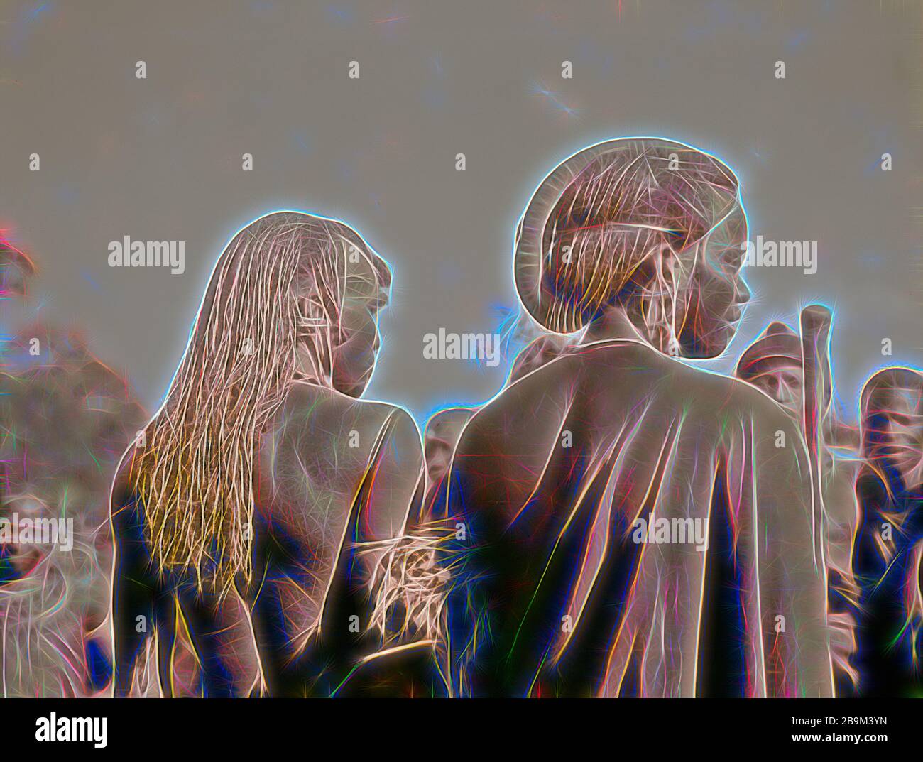 Men wearing wigs hi-res stock photography and images - Alamy