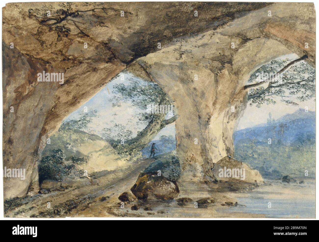WAY CAMPAIGN IN SITE ROCK ARCHES Louis Bellanger. "Chemin de campagne ...
