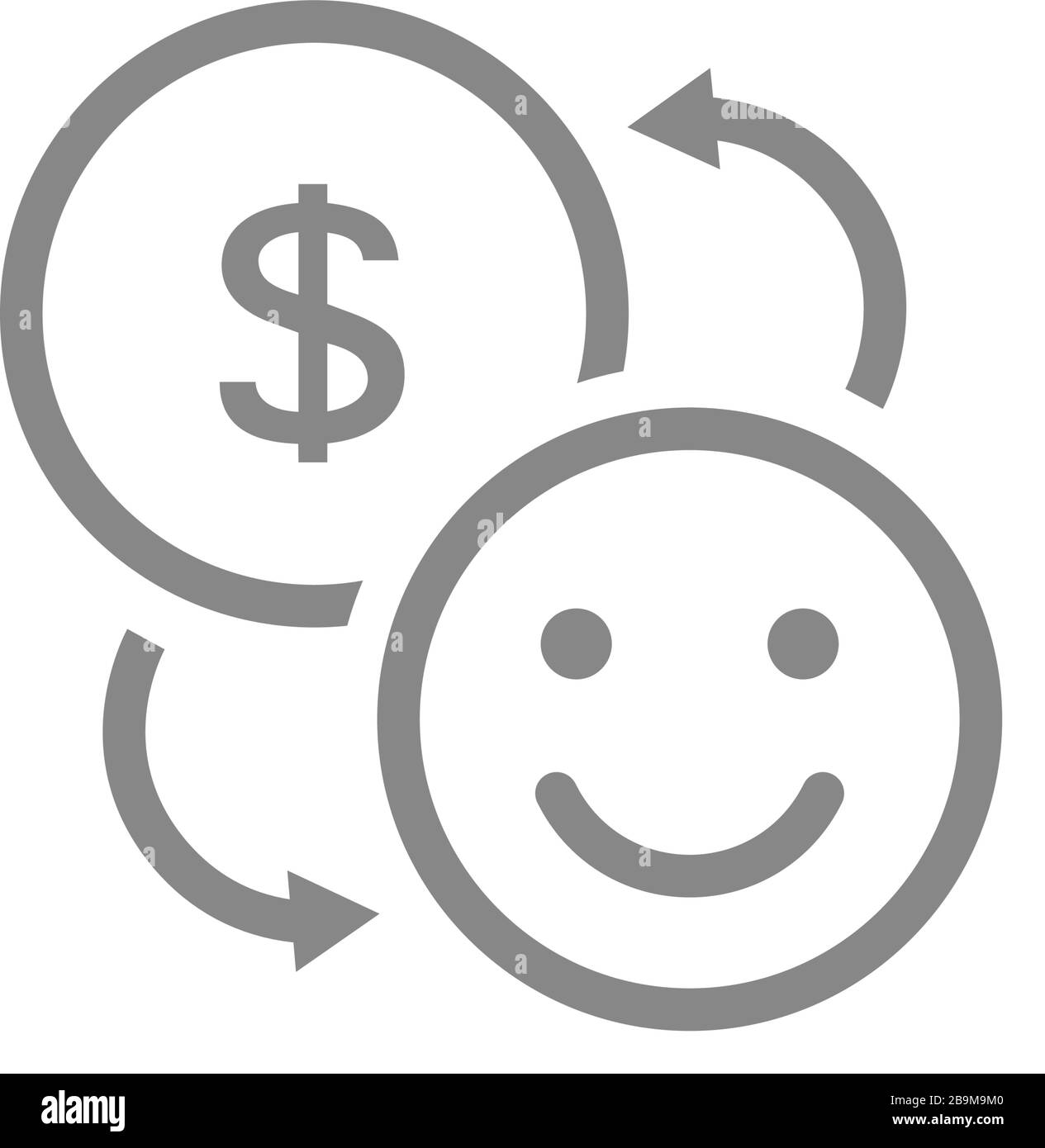 Coin smiley face hi-res stock photography and images - Alamy