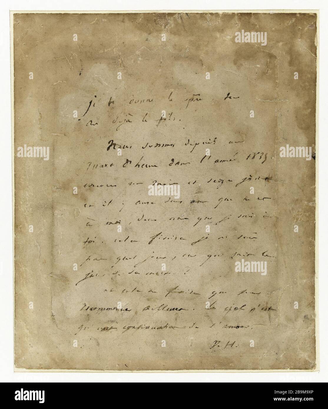 PORTRAIT DU GENERAL HUGO Victor Hugo (1802-1885). "Portrait du général ...