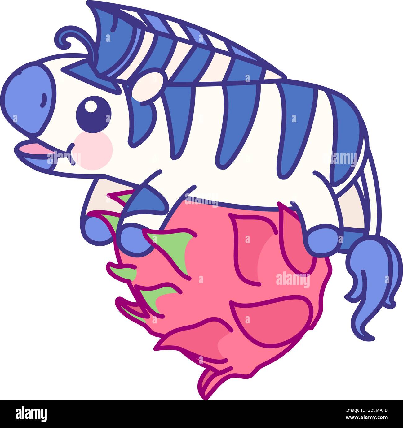 Zebra cartoon clipart Stock Vector Images - Alamy