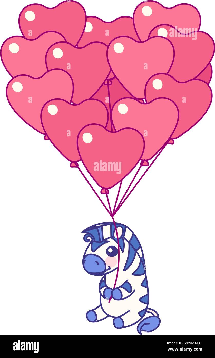 Cartoon baby zebra animal outline Cut Out Stock Images & Pictures - Alamy